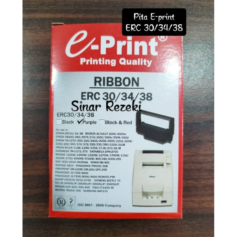 Jual 1 buah!!ERC 30/34/38/Pita mesin telstruk/pita mesin kasir e-print ...