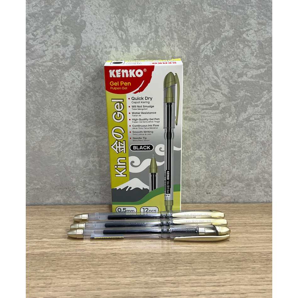 Jual Pulpen Kenko Gel Pen Kin Gel 0.5mm (1 Pack) | Shopee Indonesia