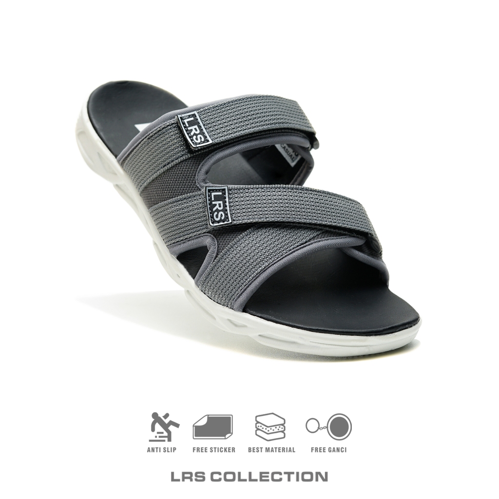 Jual LRS Collection - Sandal Selop Pria/ Sandal Cowok Distro/ Slide ...