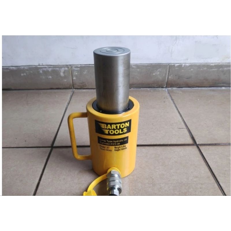 Jual Hydraulic cylinder 30Ton 100mm Medium hidrolik slinder 30 Ton stroke 100 mm Barton | Shopee ...