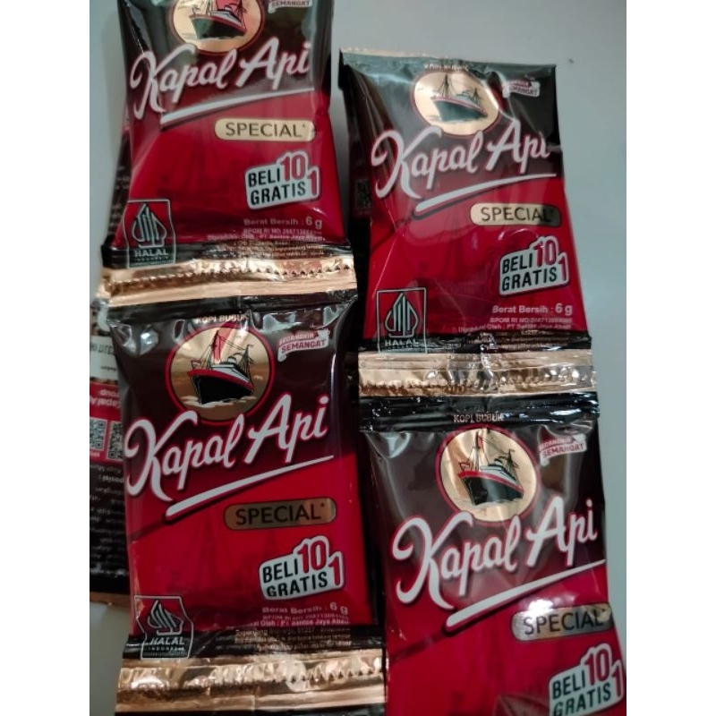 Jual KAPAL API KOPI UKURAN MINI Tanpa Gula 1 Renceng Isi 10 x 6gr ...