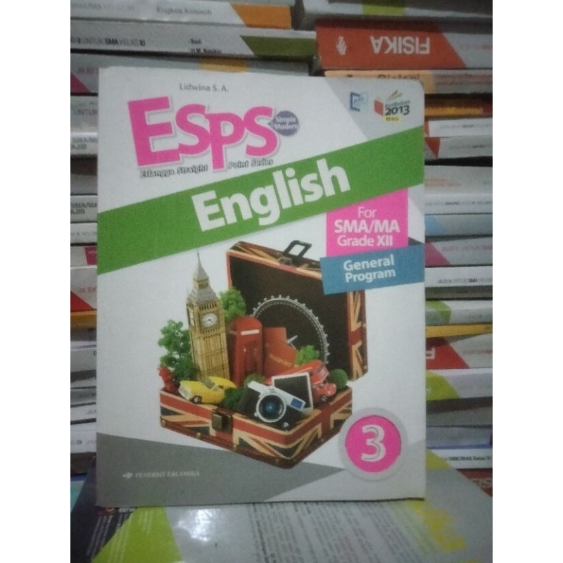 Jual buku esps bahasa Inggris kelas 12 XII 3 sma ma erlangga revisi | Shopee Indonesia