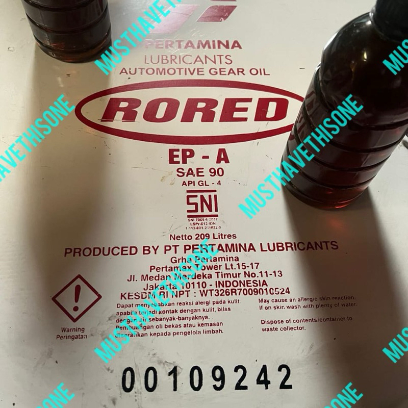 Jual Oli rored EPA sae 90 GL-4 GL4 oli gear transmisi persneling 1 ...