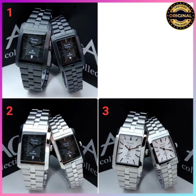 Jual ORIGINAL GARANSI RESMI 1 TAHUN JAM TANGAN COUPLE ALEXANDRE ...