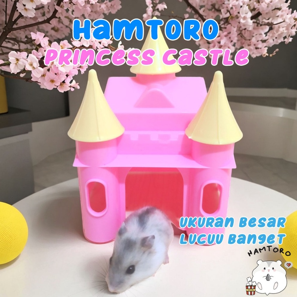 Jual Koleksi Terbaru Hamtoro Princess Castle Rumah Hamster Besar dan ...