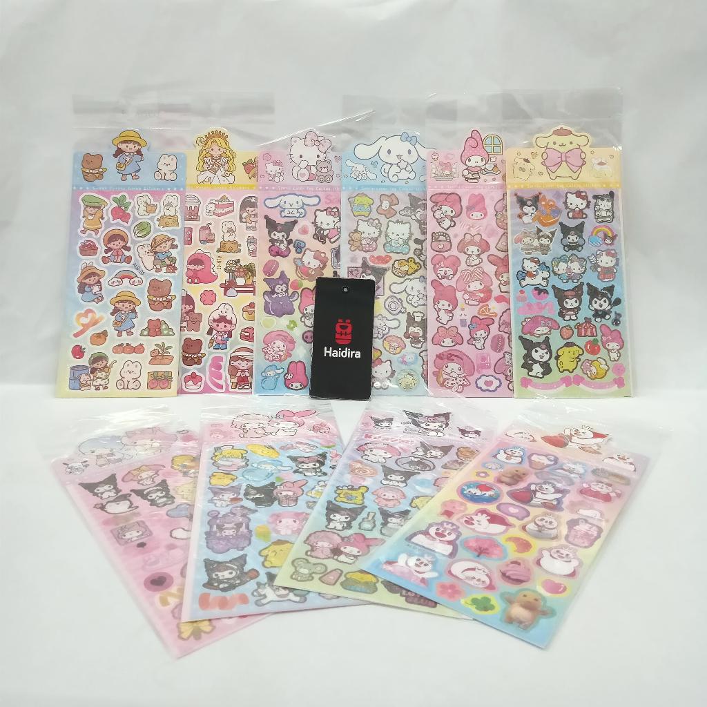 Jual Sticker Sachet Rainbow SANRIO Sticker Pack My Melody Hello kitty ...