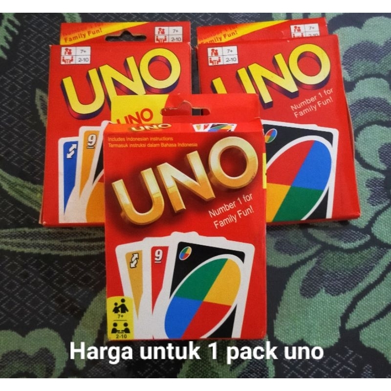 Jual Kartu UNO (Harga untuk 1 pack/kotak) | Shopee Indonesia