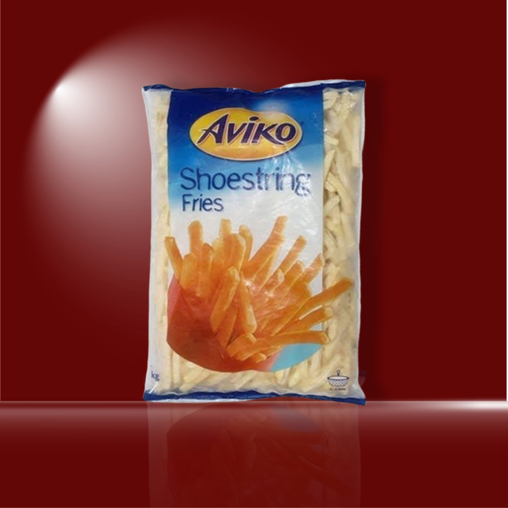 Jual AVIKO Shoestring Fries 1kg / Kentang Goreng Shoestring Frozen 1kg ...