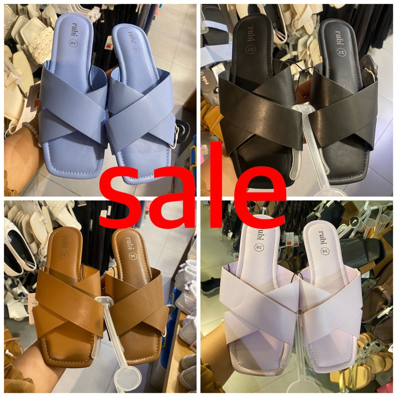 Jual SANDAL WANITA RUBI- EV. SOPHIE SLIDE | Shopee Indonesia