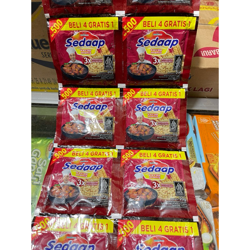 Jual KECAP SEDAP 500 RENCENG ( ISI 30 SACHET ) | Shopee Indonesia