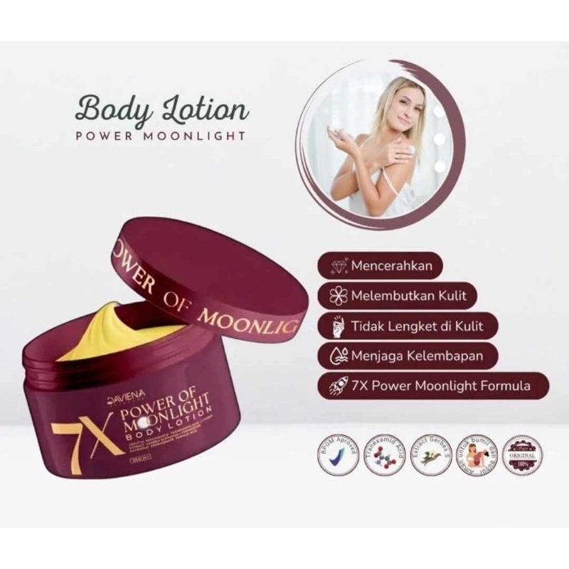 Jual Daviena | 7X Power Of Moonlight Body Lotion | Shopee Indonesia