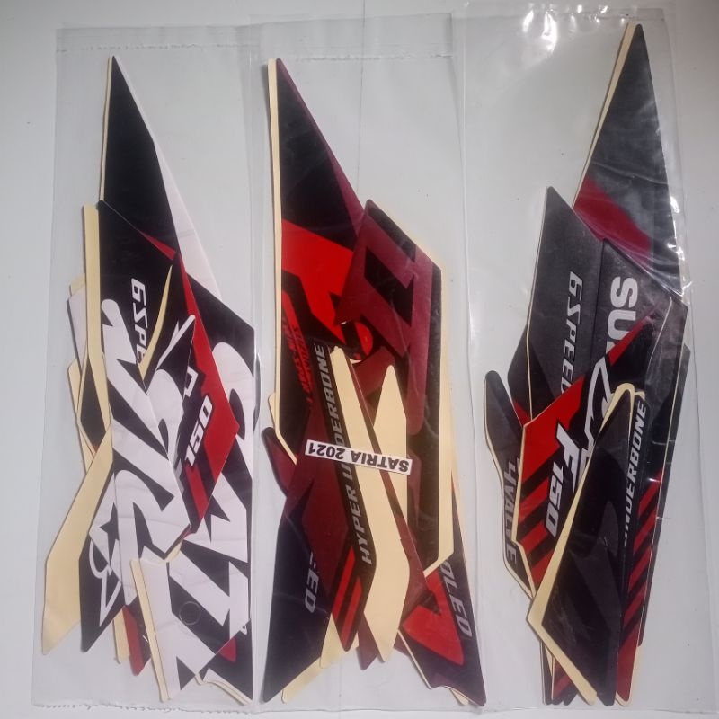 Jual Stiker Striping Sticker Suzuki Satria F 150 New 2021 List Les Body ...