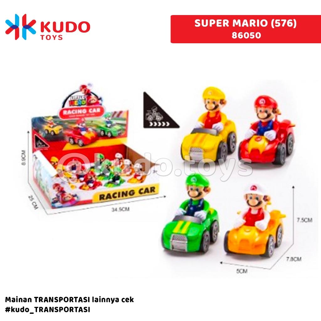Jual MAINAN ANAK SUPER MARIO CAR 86050 | Shopee Indonesia