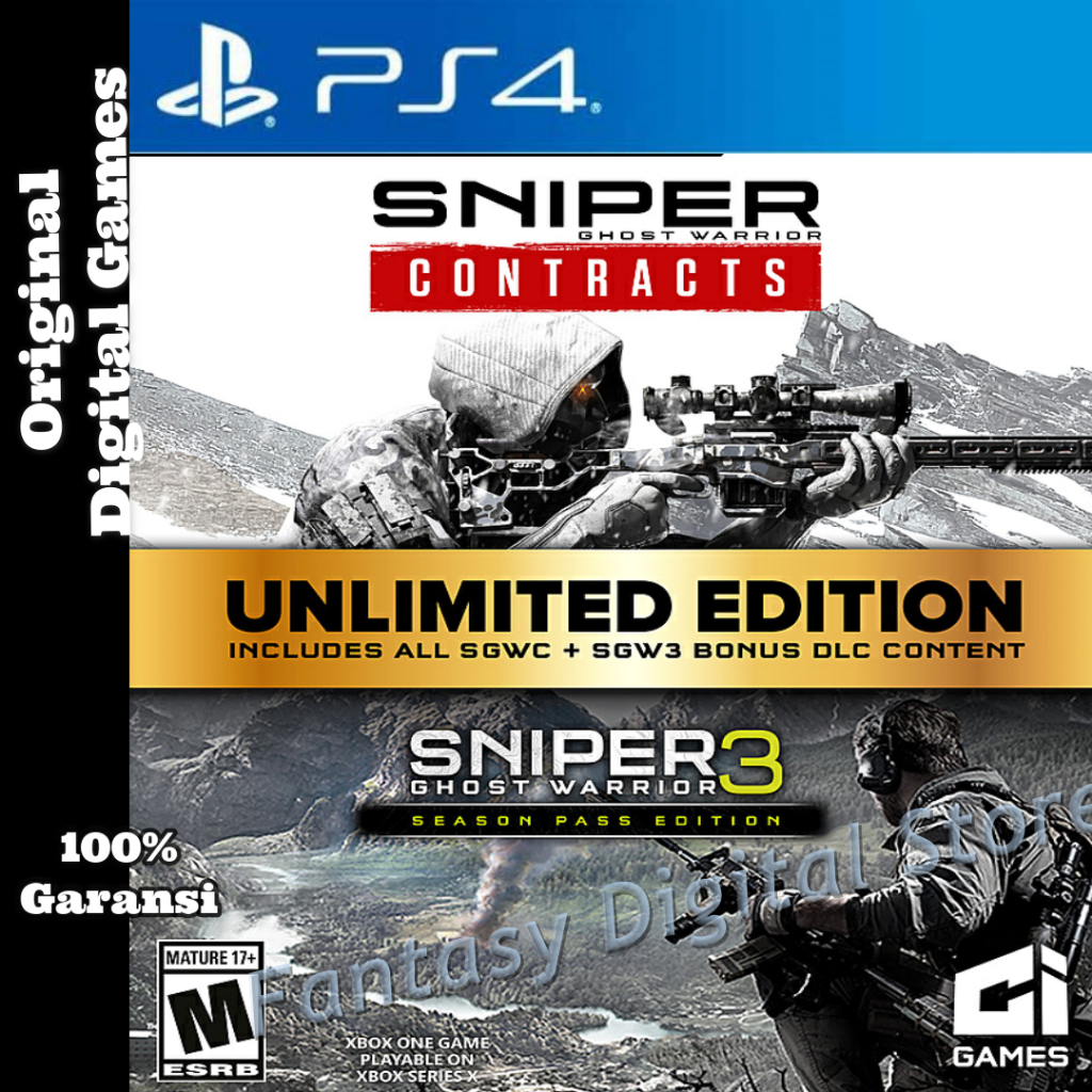 Jual Sniper Ghost Warrior Contracts + Sniper ghost warrior 3 Unlimited ...