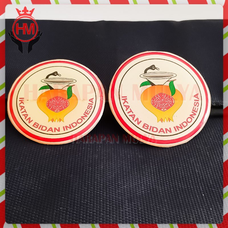 Jual Pin Bulat Logo IBI - Lencana Logo Ikatan Bidan Indonesia - Harapan ...