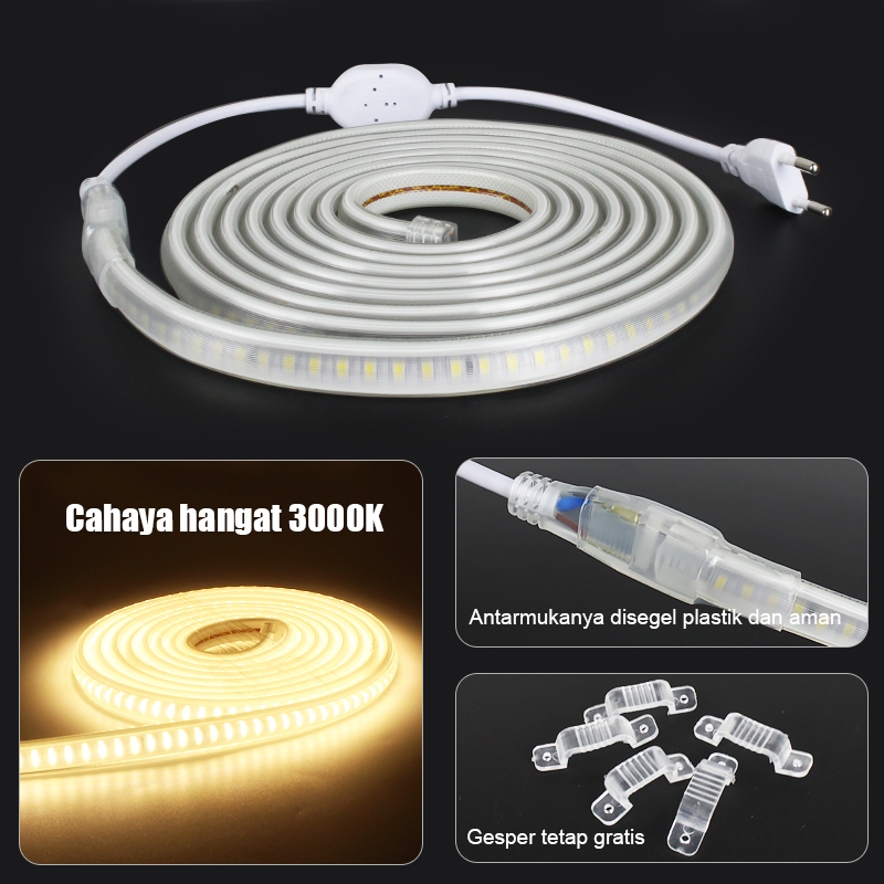 Jual Lampu LED light and lencana 220V suasana kamar tidur strip ringan ...