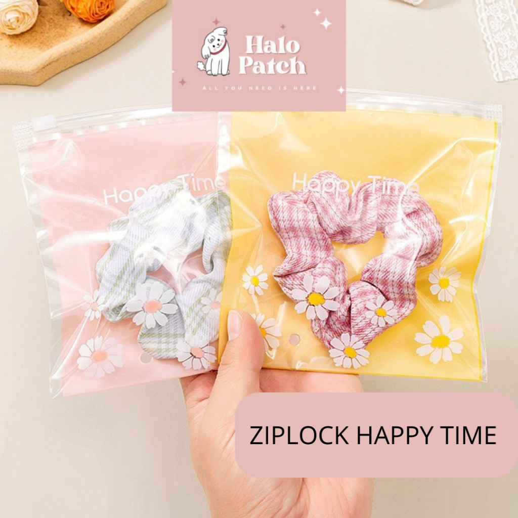 Jual HALO PATCH - PLASTIK ZIPLOCK HAPPY TIME | FANCY PLASTIK KLIP ...