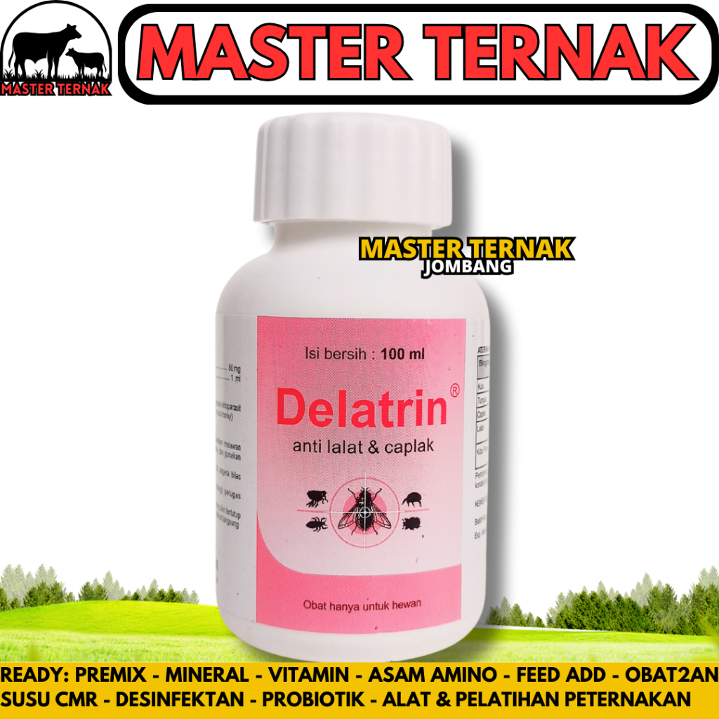 Jual DELATRIN 100ml - Obat Anti Kutu Caplak Lalat dan tungau untuk ...