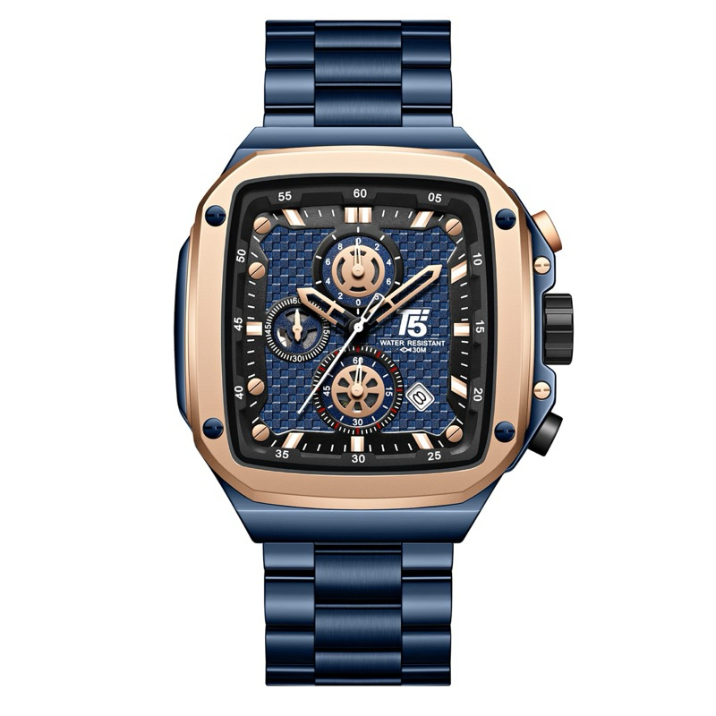 Jual NEW ARRIVAL JAM TANGAN PRIA T5 H 4110G CHRONO AKTIF FULL STAINLESS ...