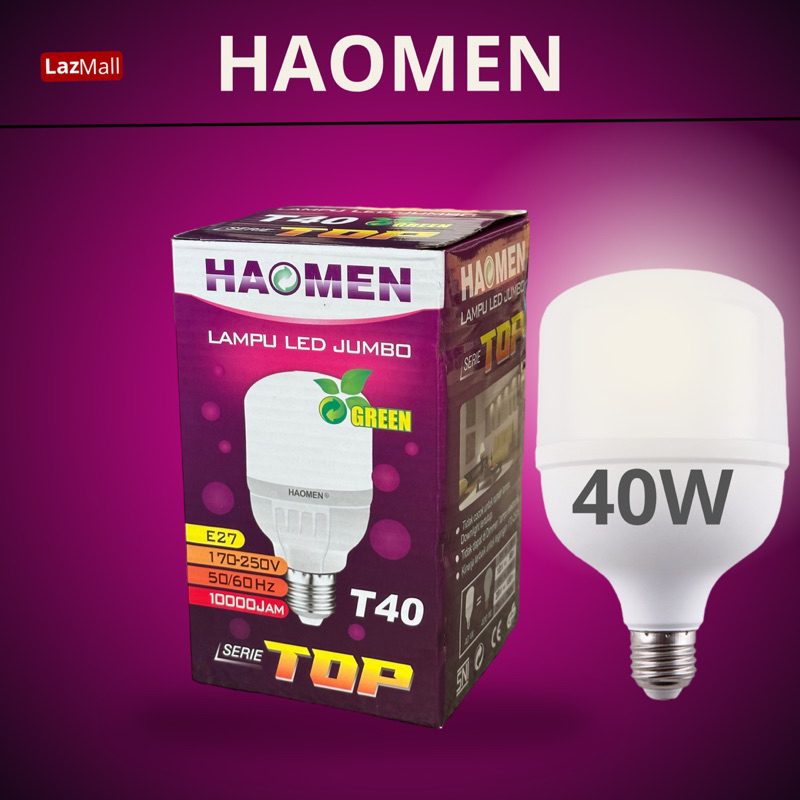 Jual LAMPU BOHLAM LED JUMBO 40 WATT CAHAYA PUTIH TERANG | Shopee Indonesia