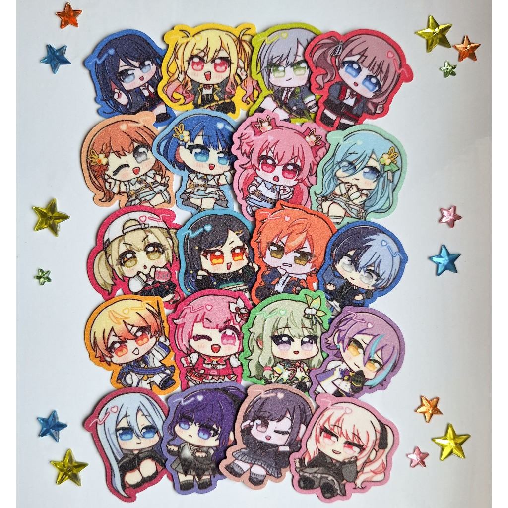 Jual project sekai proseka fanmerch sticker chibi series | Shopee Indonesia