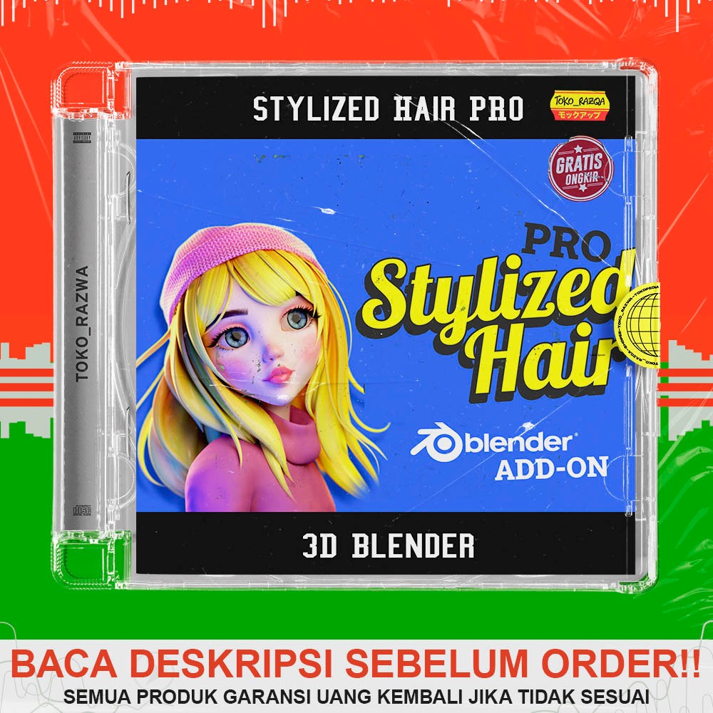 Jual 3D Blender - Stylized Hair PRO 3 - 060624 | Shopee Indonesia