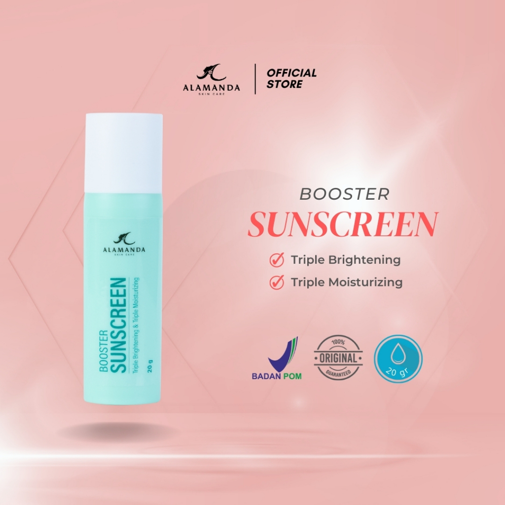 Jual Alamanda Skincare Booster Sunscreen - Triple Moist & Triple Bright ...