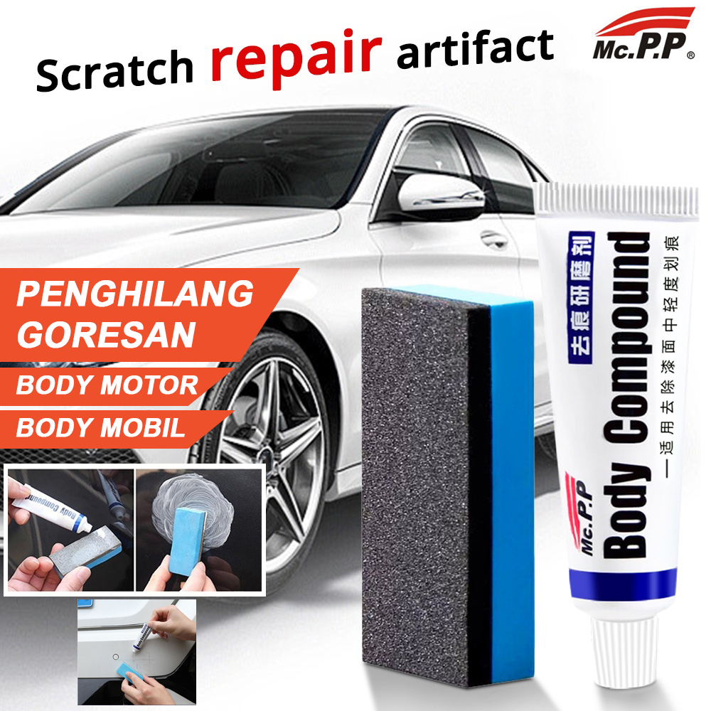 Jual Penghilang Baret Lecet Mobil dan motor Body Compound Mc.P.P Auto ...