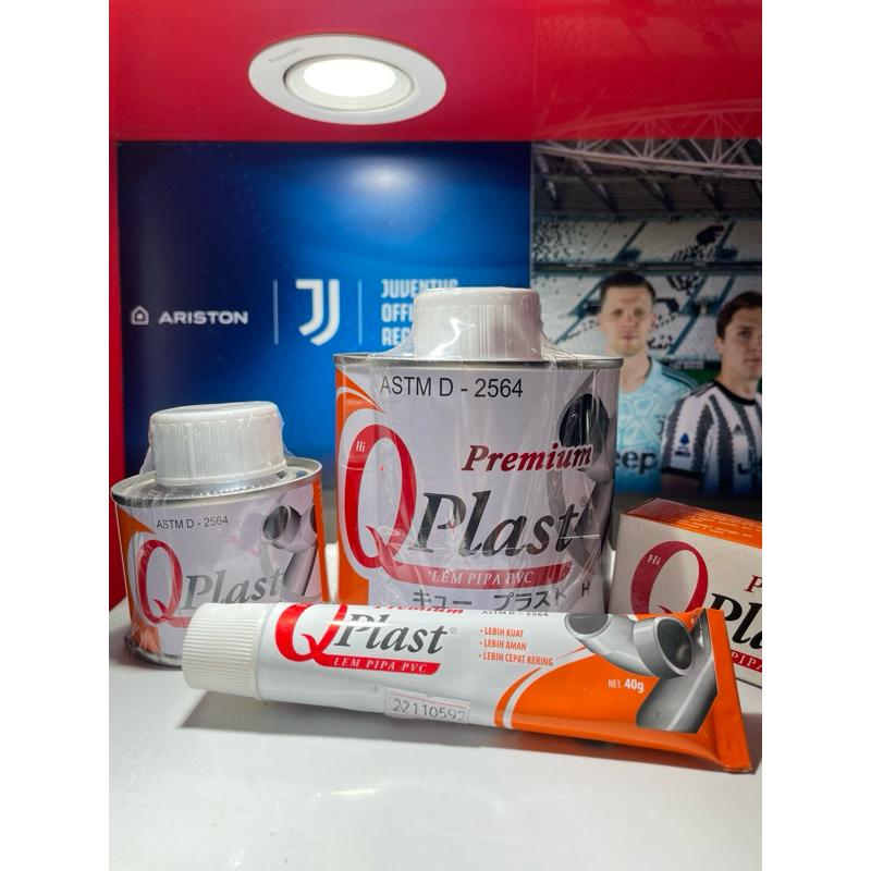 Jual Lem PVC Pipa Paralon Q-PLAST 45 / 100 / 400 gram | Shopee Indonesia