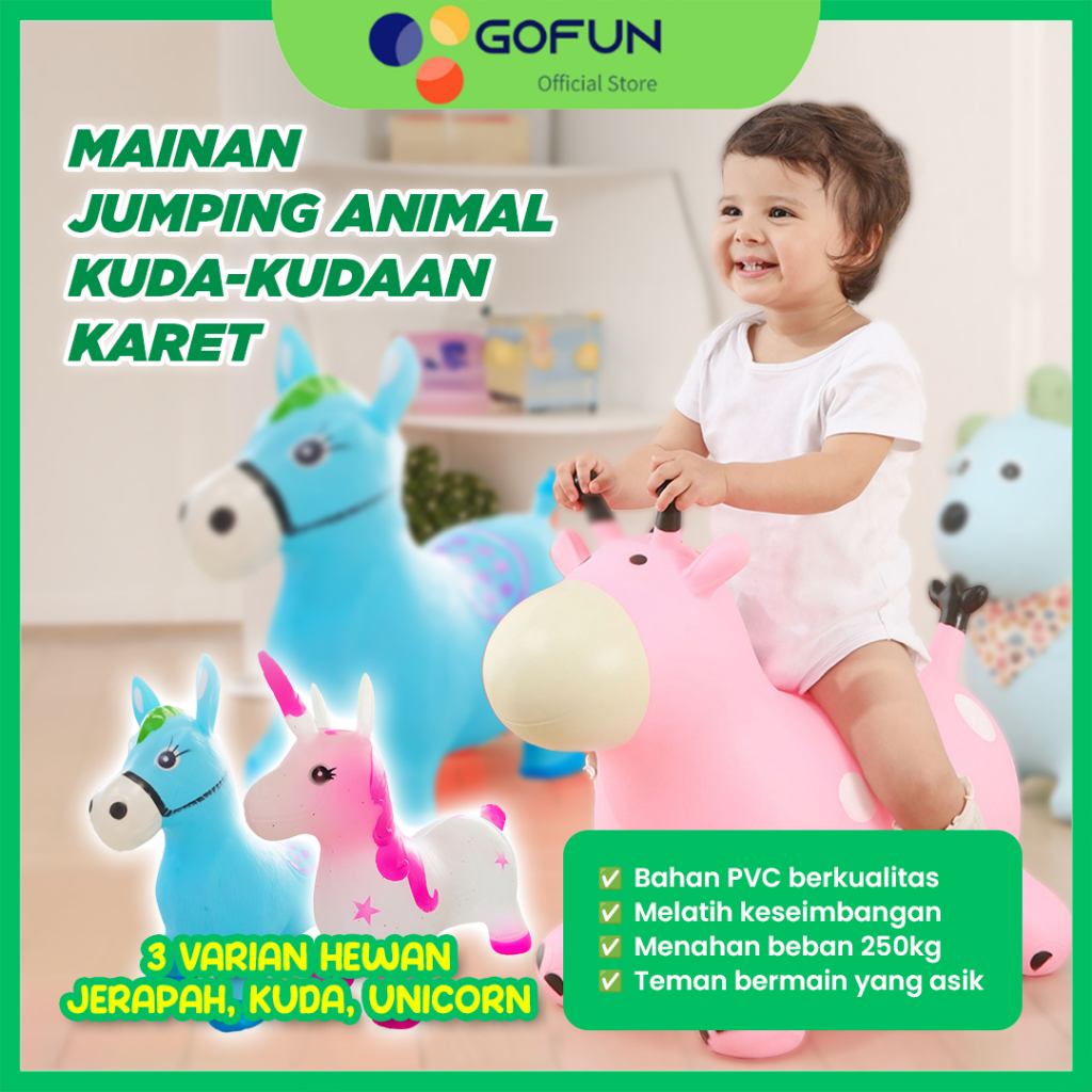 Jual Jumping Animal Mainan Kuda Kudaan Anak Mainan Tunggangan Kuda Anak ...
