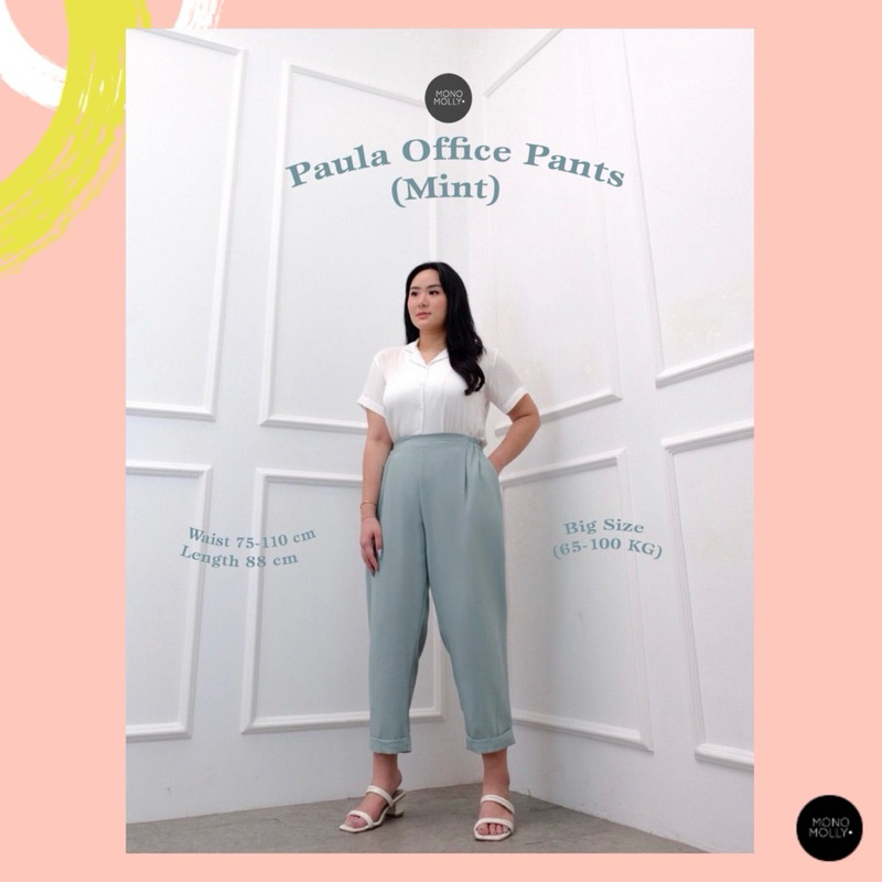 Jual Paula Office Pants Monomolly (Celana Kerja) | Shopee Indonesia