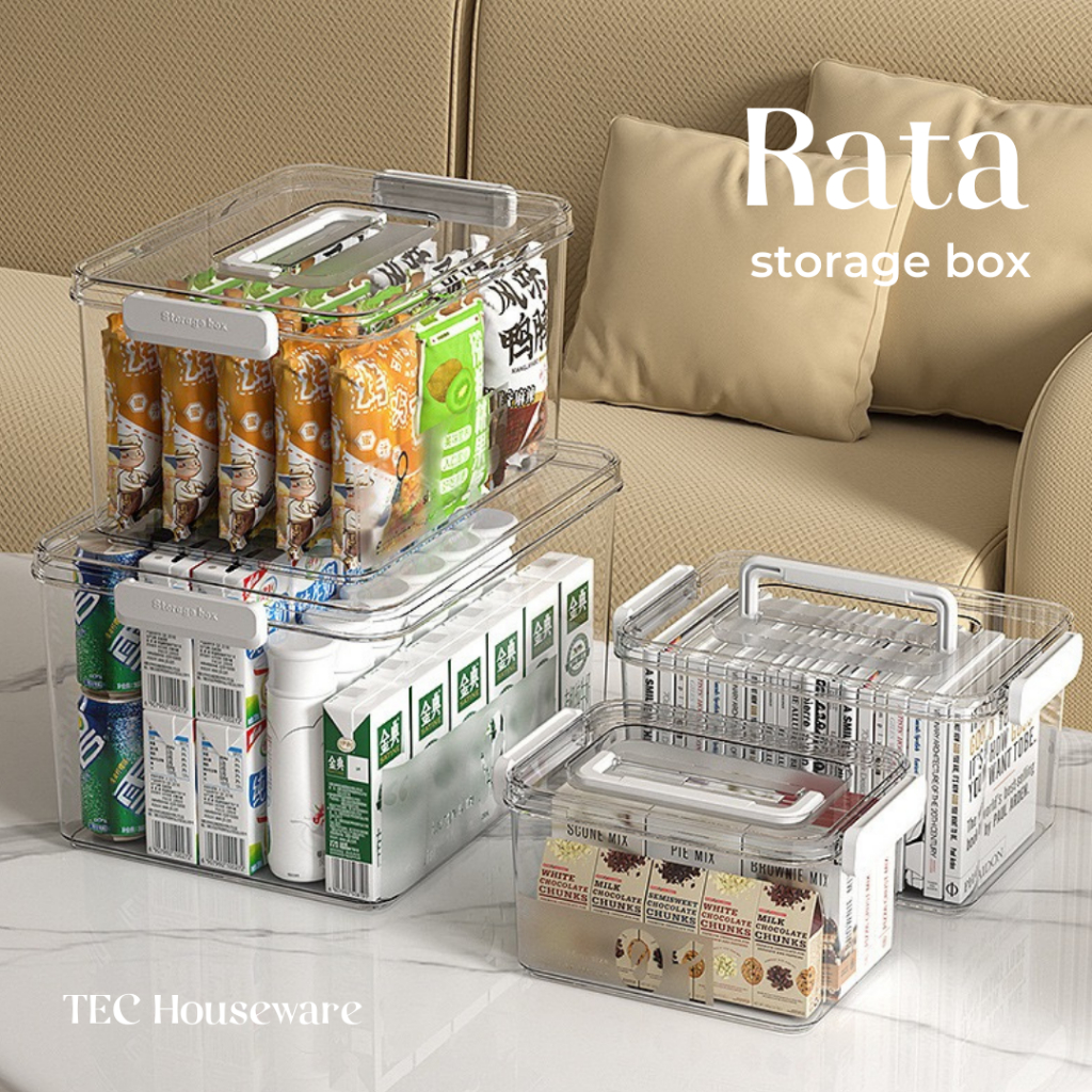 Jual Tempat Penyimpanan • TEC • RATA Container Box Kotak Penyimpanan ...
