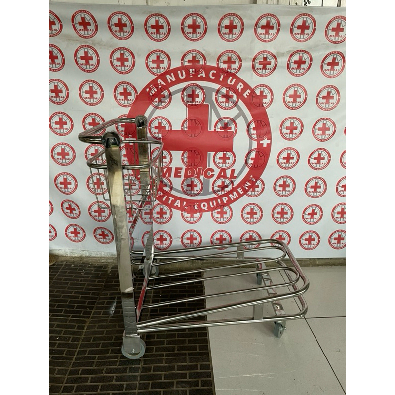 Jual trolley bandara / airport stainless rem otomatis | Shopee Indonesia