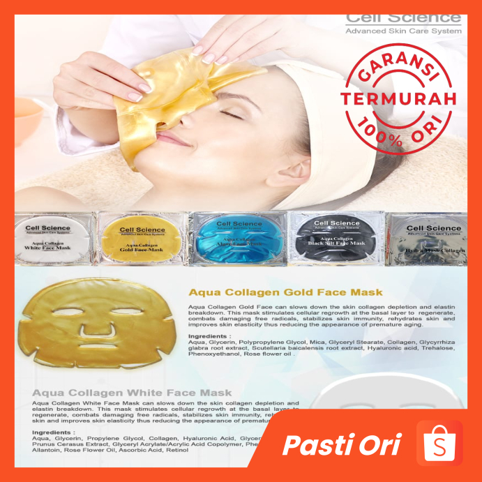 Jual Cell Science Collagen Mask Series | Shopee Indonesia