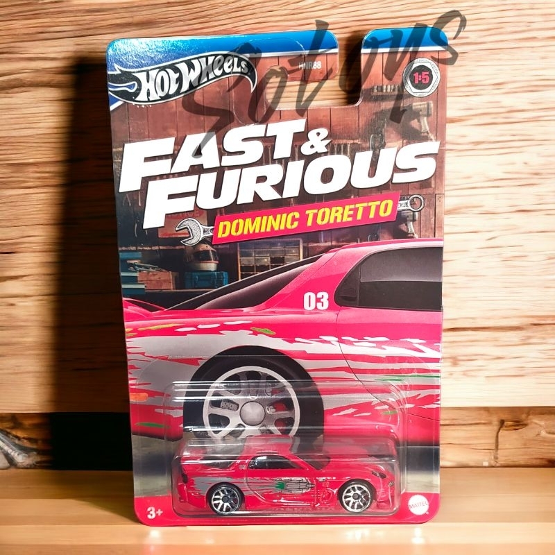 Jual Hot wheels Mazda RX7 fast and furious Dominic Toretto | Shopee ...