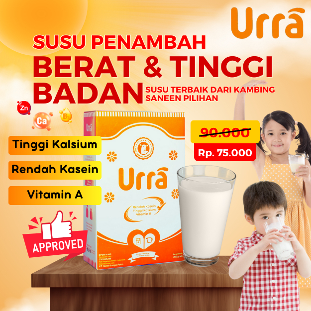 Jual SUSU URRA Susu Kambing Saneen Bubuk Premium Penambah Nafsu Makan ...