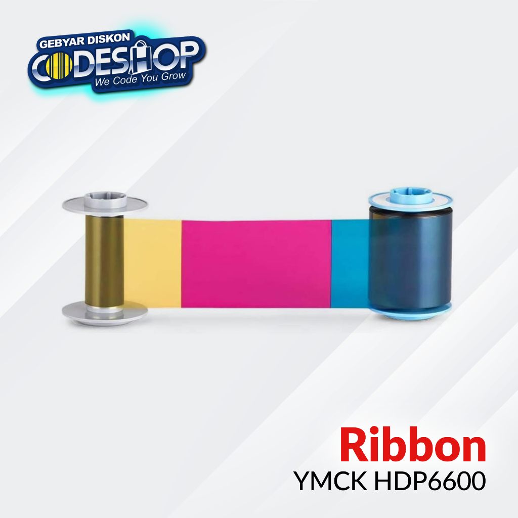 Jual Ribbon Color Fargo HDP6600 HDP-6600 YMCK 750 Prints 084911 Tinta ...