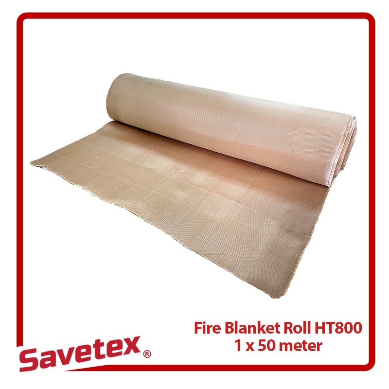 Jual Fire Blanket Roll HT800 / Selimut Api 1 Meter x 50 meter / Full ...