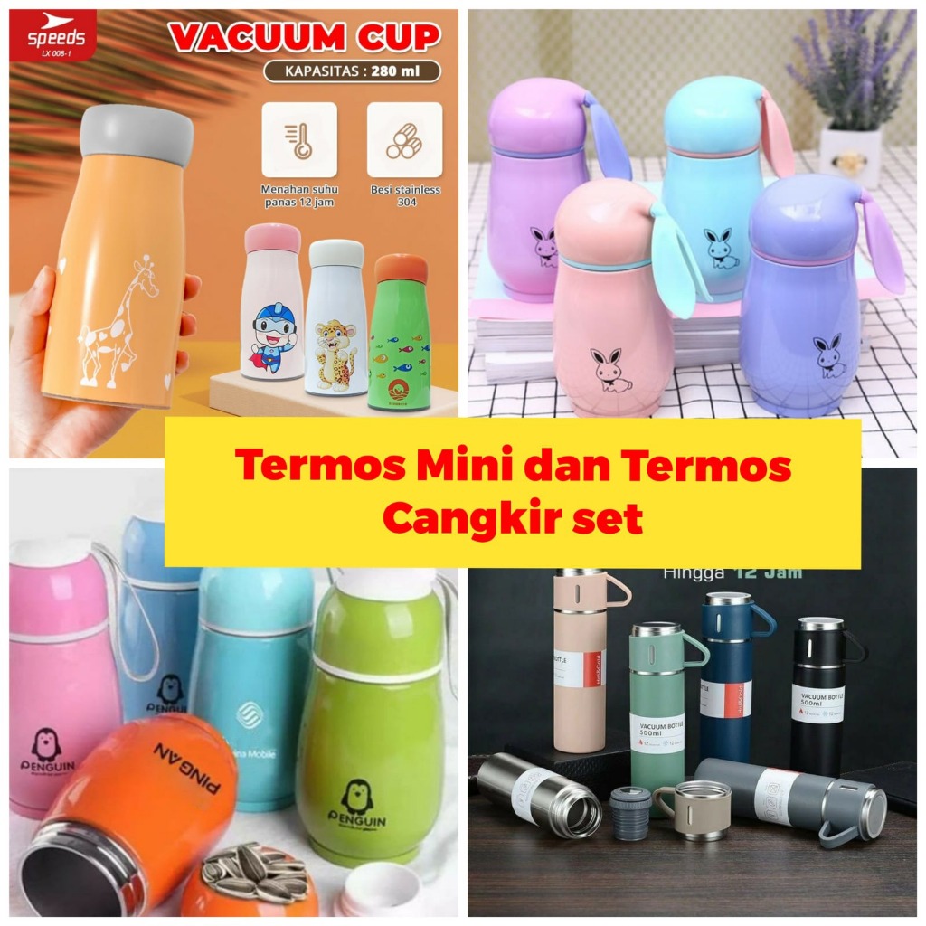 Jual BOTOL MINUM MINI 300 ML TERMOS BAYI AIR PANAS Termos bayi botol ...