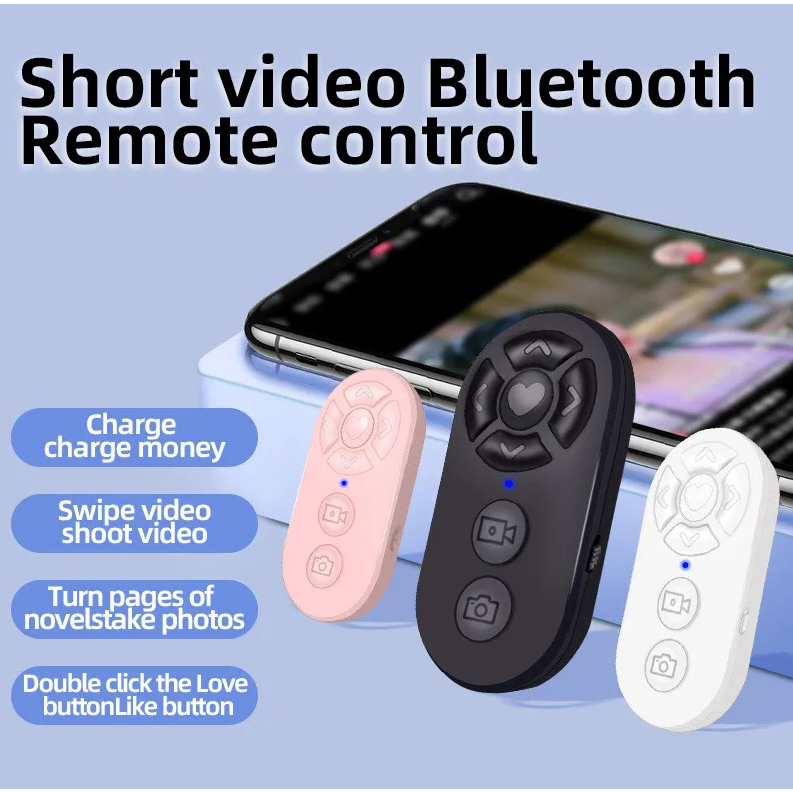 Jual Remote Bluetooth Rechargeable / Remote Shutter Handphone | Shopee Indonesia