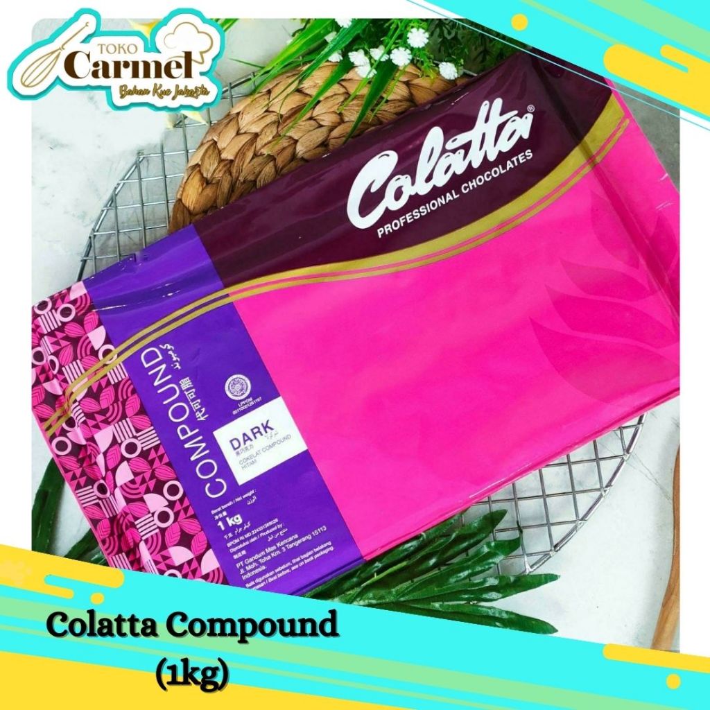 Jual Colatta Dark Compound 1kg - Coklat Blok | Shopee Indonesia
