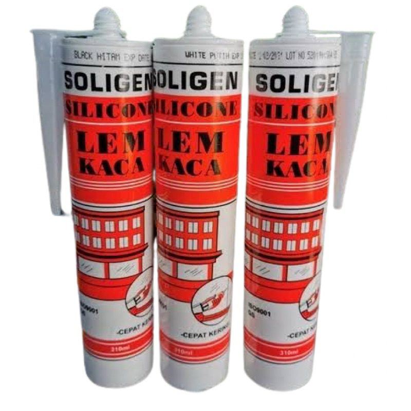 Jual Lem SOLIGEN Kaca Sealant Botol 336 Gram/Lem Aquarium (Akuarium ...