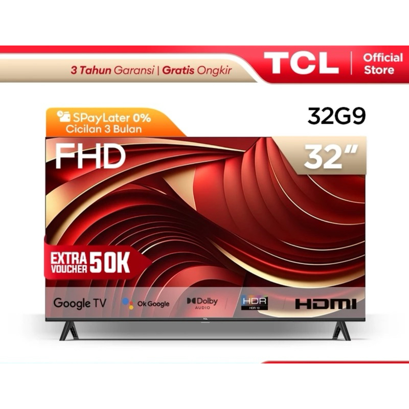 Jual LED TCL 32 inch 32G9 Gogle tv | Shopee Indonesia