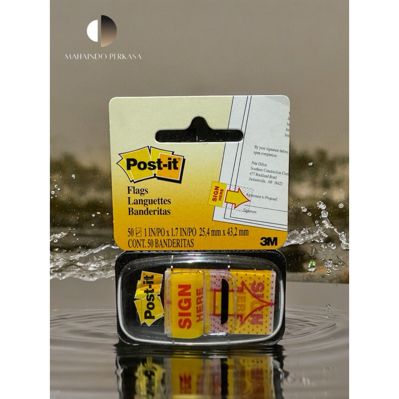 Jual 3M Sign Here Post-it 680-9 Flags Laguattes Banderitas | Shopee ...
