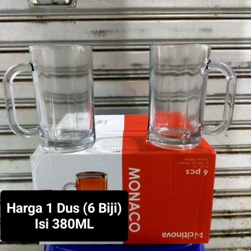 Jual gelas es teh gelas bir gelas es kelapa MONACO isi 380 ML harga 1 ...