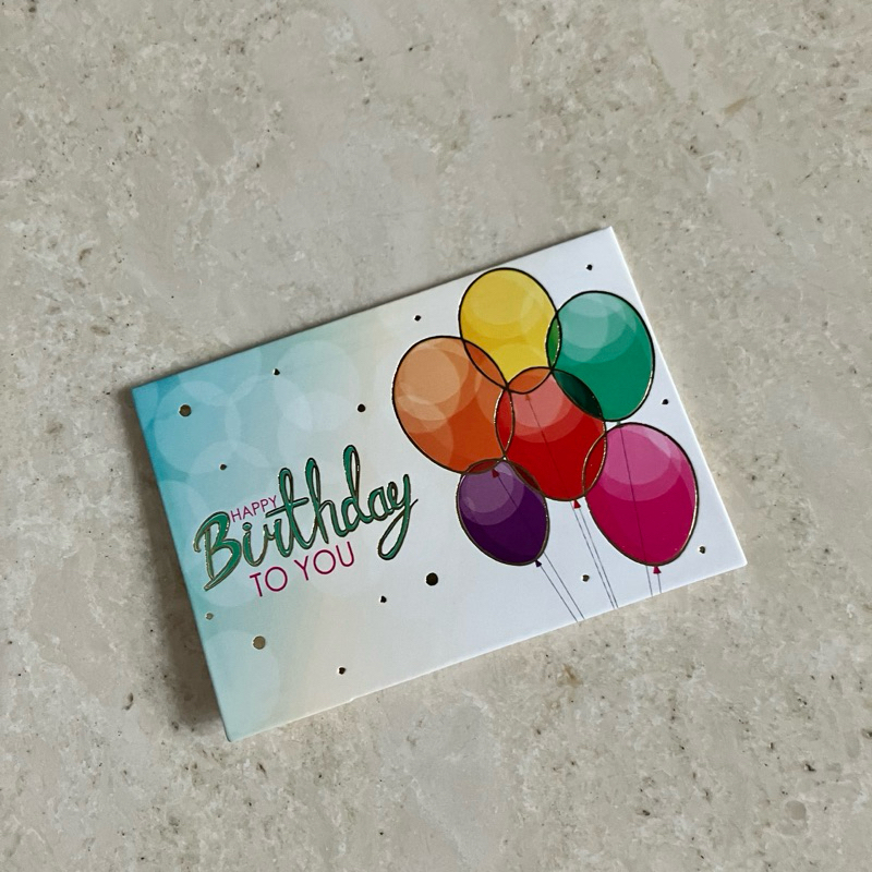 Jual Happy Birthday Mini Card / Birthday Mini Card / Kartu Ucapan Ulang ...