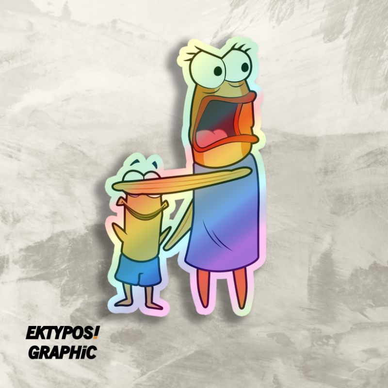 Jual Sticker hologram Warga SpongeBob | Shopee Indonesia