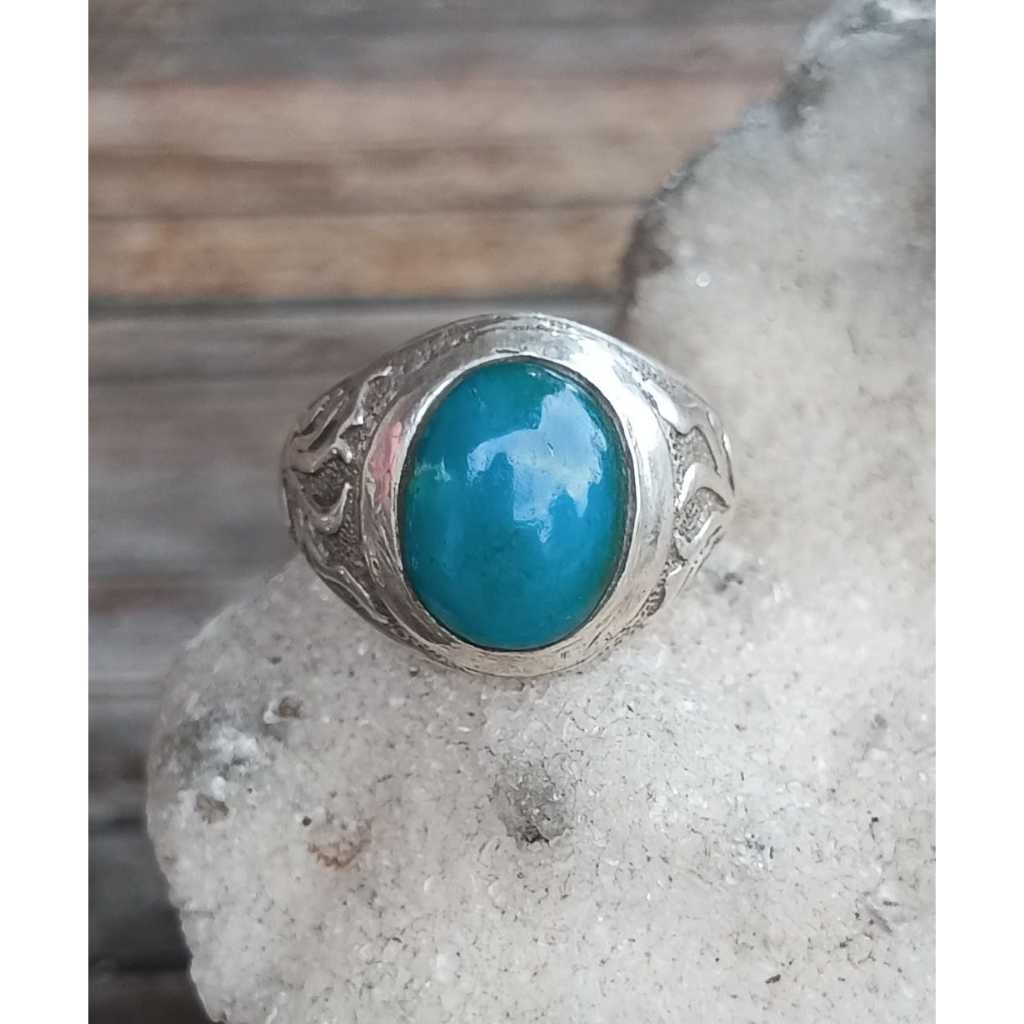 Jual Natural Bacan Doko Kristal Ring Perak 925 HM Ukir Mewah | Shopee ...