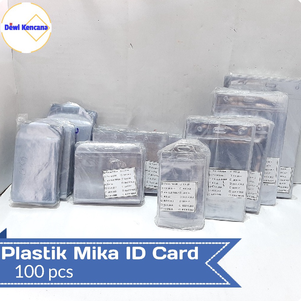 Jual Restok Plastik Mika Name Tag ID Card 1pcs Serba Murah | Shopee ...