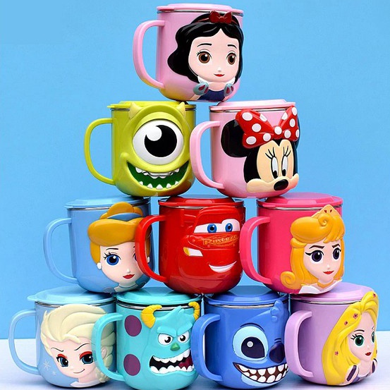 Jual ORIGINAL Disney Frozen stainless steel cup 3ml WD288 KODE G7T1 ...